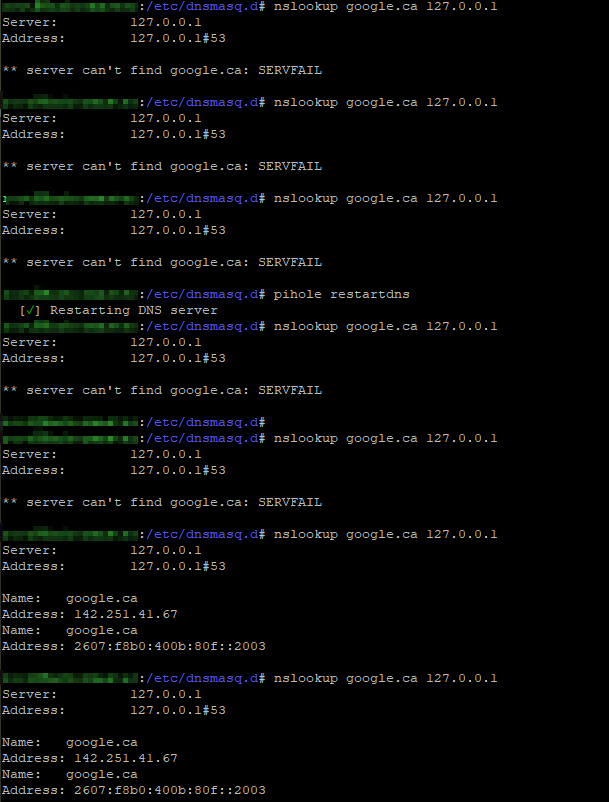 Intermittent ServFail On PiHole Since Latest Update Pi hole pi hole intermittent-servfail-on-pihole-since-latest-update-pi-hole-pi-hole
