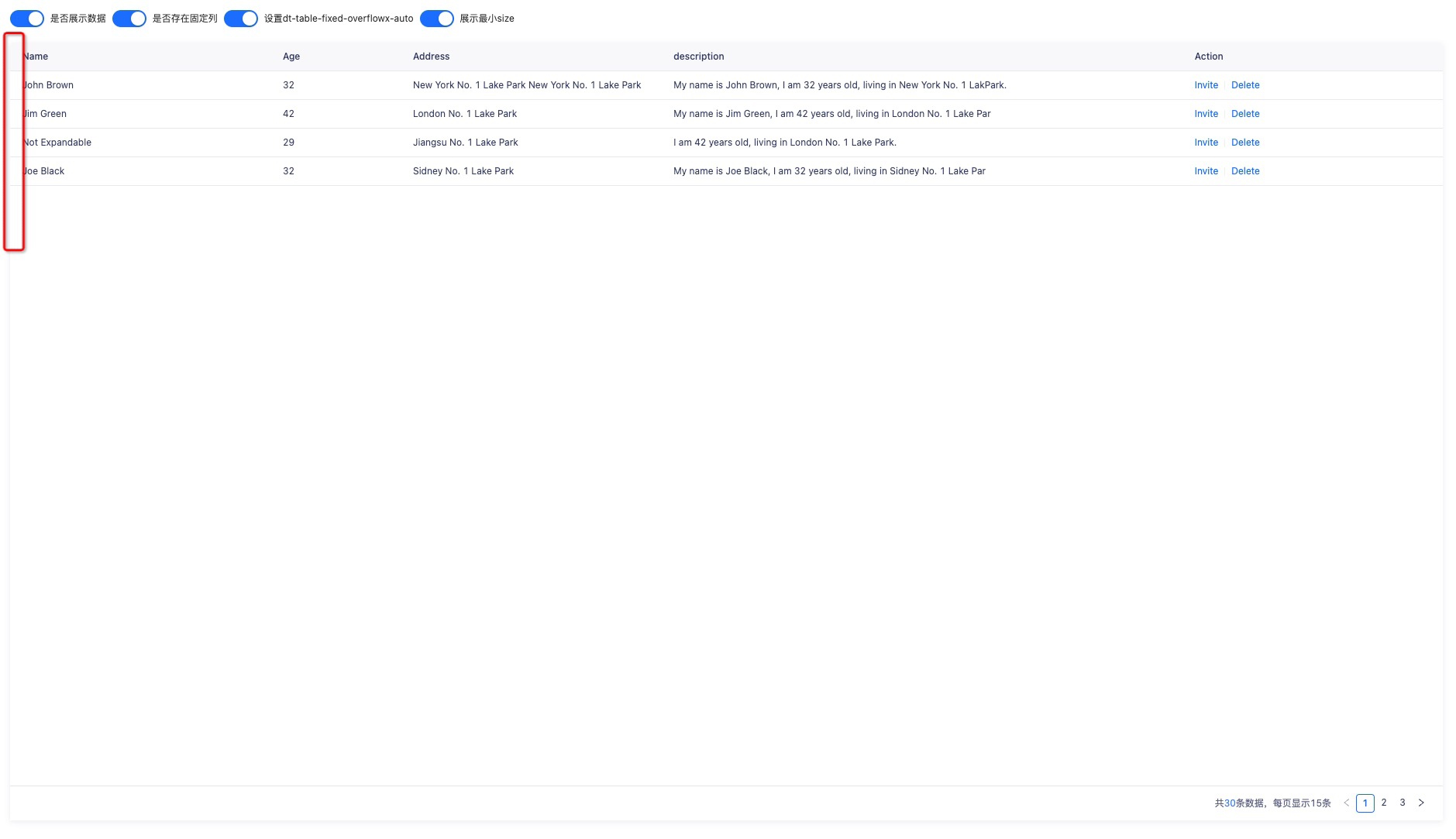 Table表格相关问题2.0 · Issue #101 · DTStack/ant-design-dtinsight-theme · GitHub