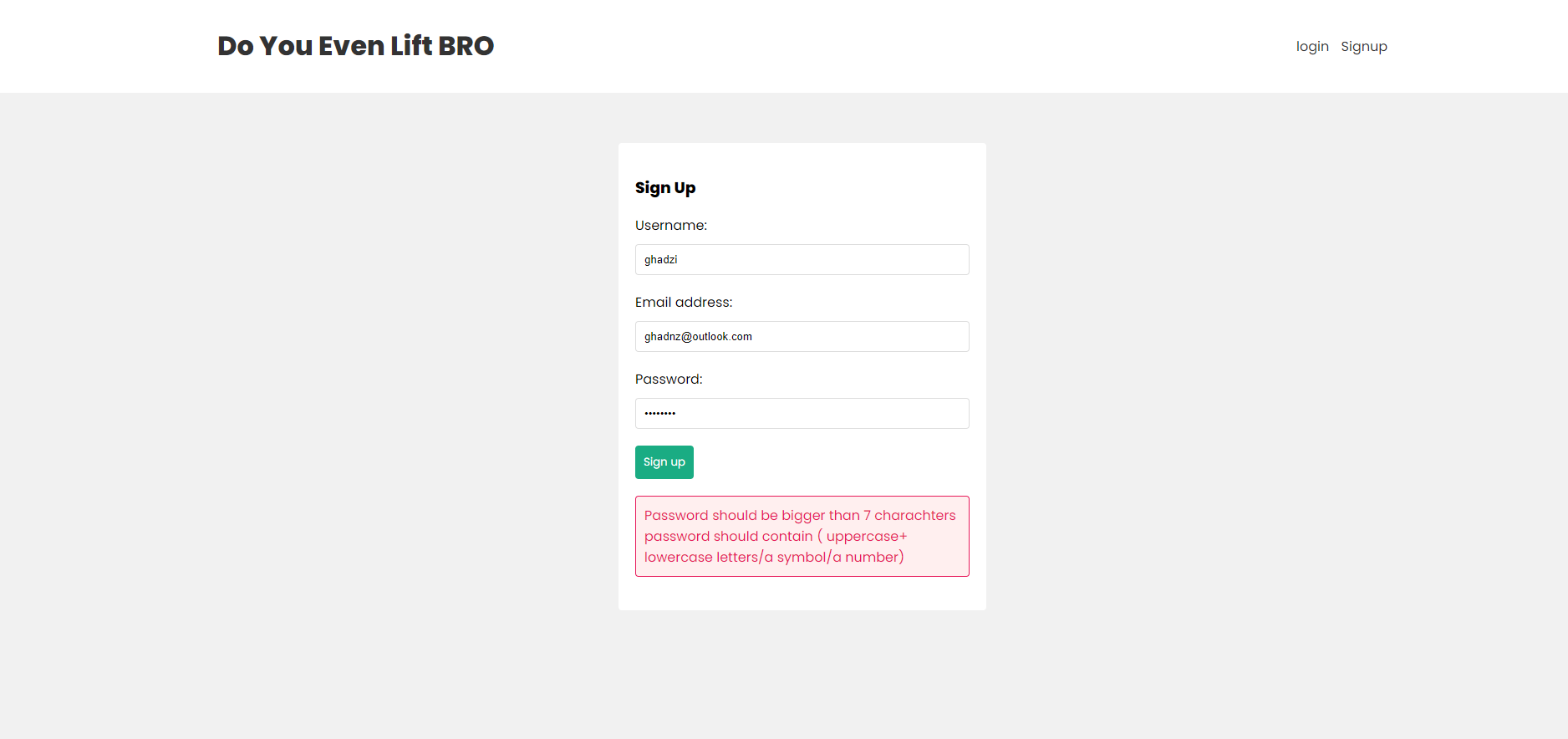 GitHub - GhadiElias21/do-you-even-lift-bro