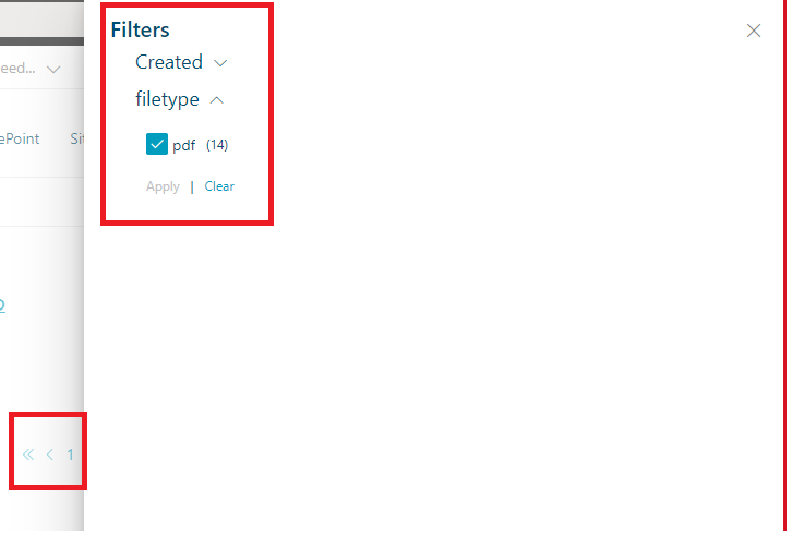 On click of pagination, Filter panel is opening · Issue #1422 ...