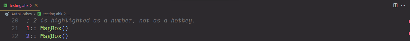 [v1.5.4] Hotkey false errors · Issue #156 · thqby/vscode-autohotkey2-lsp · GitHub