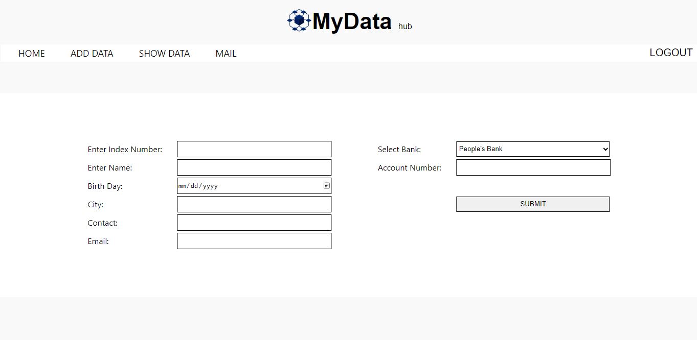 GitHub - pathuGIT/MyData-Hub: This is my php project about data handling.
