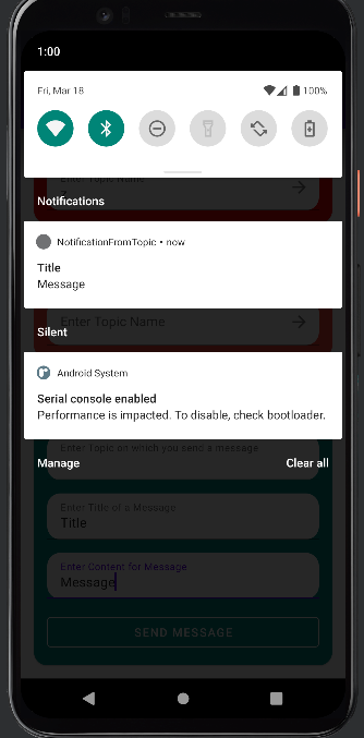 GitHub - zijian99/AndroidStudio_TopicBasedNotification: Subscribe to specific Topics in order to ...