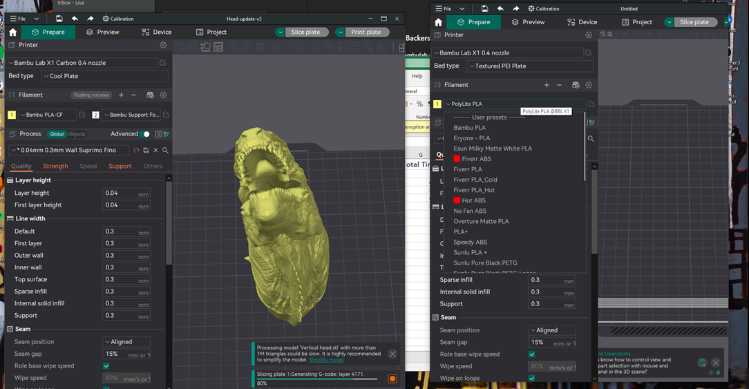 Filament lists not synced when multiple instances open. · Issue #1458 · SoftFever/OrcaSlicer ...