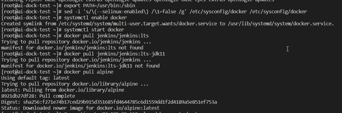 manifest not found · Issue #1565 · jenkinsci/docker · GitHub