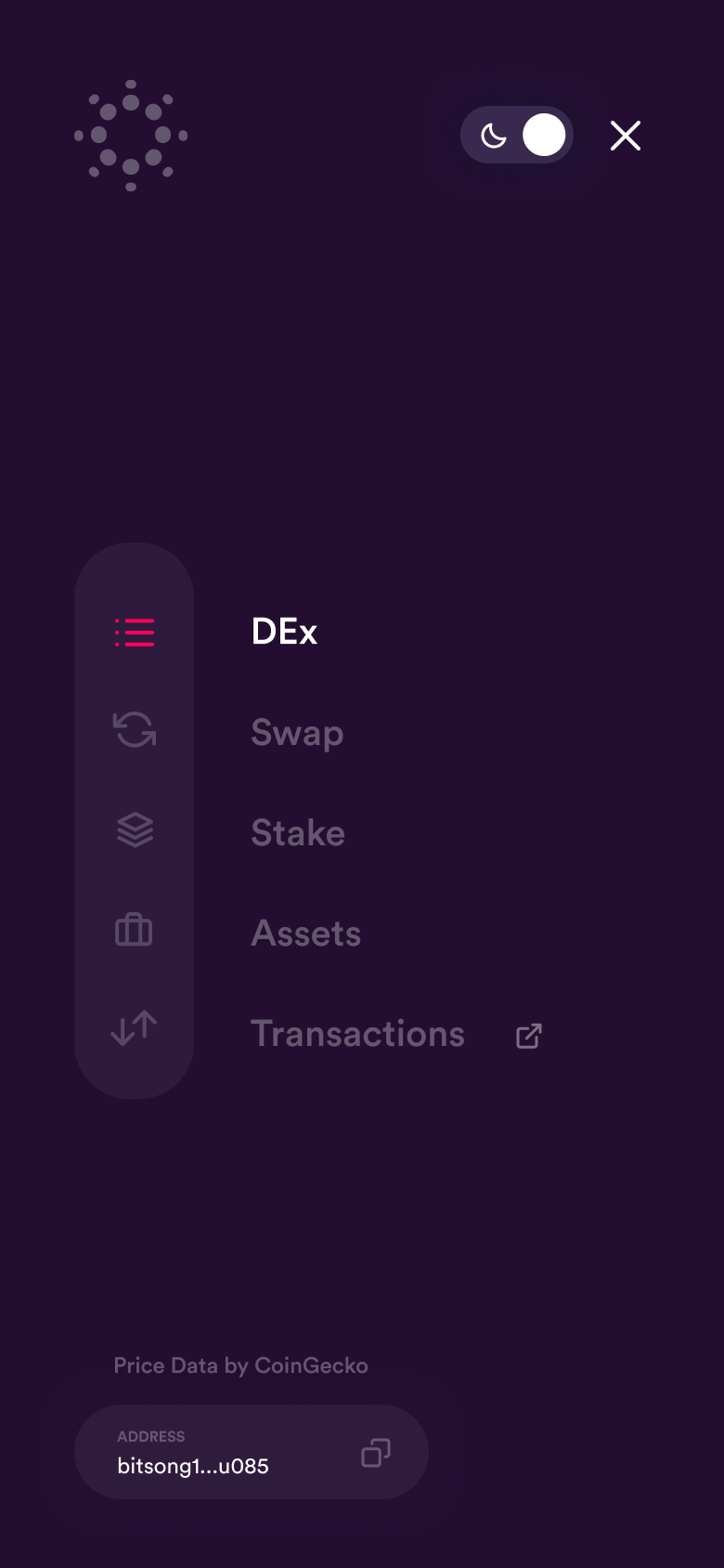 Change Menu on Mobile · Issue #113 · bitsongofficial/sinfonia-ui · GitHub