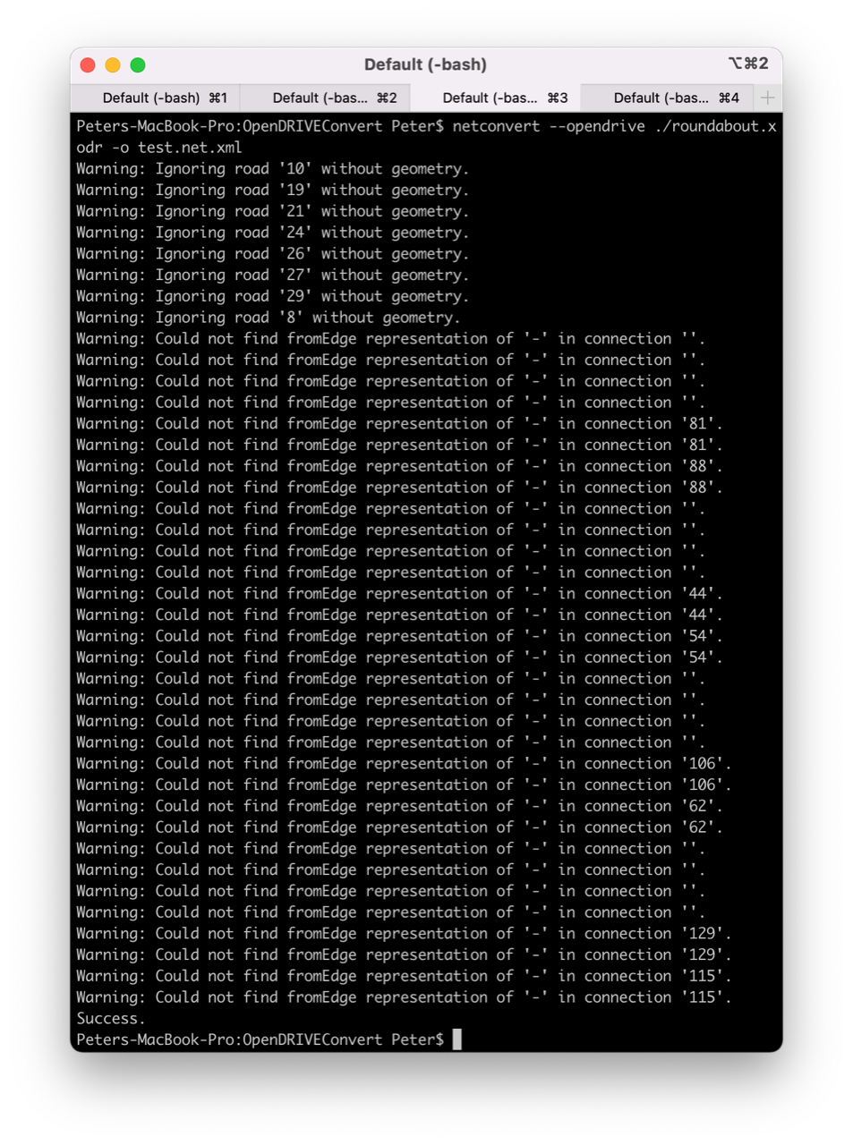 Issue with netconvert when converting OpenDRIVE to .net.xml · Issue #9332 · eclipse-sumo/sumo ...