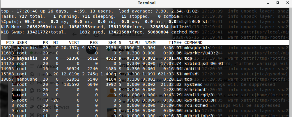 singularity uses a large amount of memory while unpacking docker image · Issue #5295 · apptainer ...