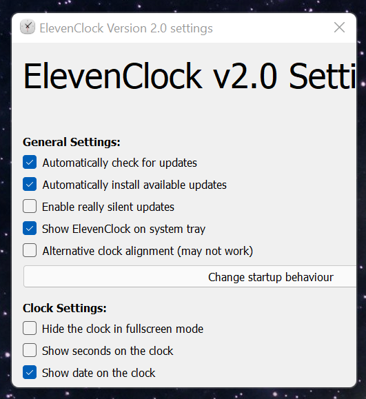Resizing/Resolution Issue With Multiple Monitors · Issue #107 · marticliment/ElevenClock · GitHub
