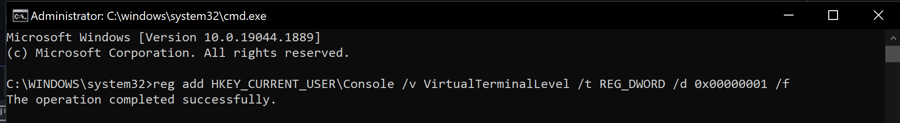 Running the exe file from terminal shows weird characters which causes the program to misbehave ...