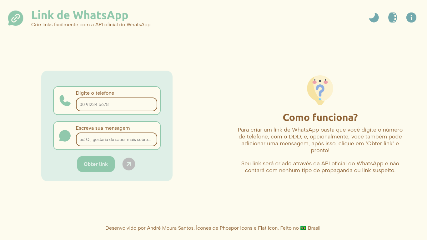 GitHub - andremourasantos/wplink: Uma ferramenta simples que auxilia na ...