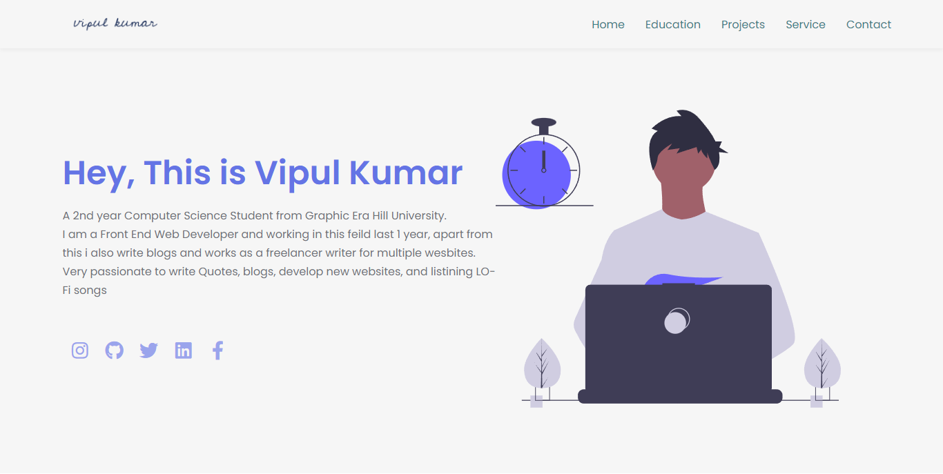 GitHub - vipulkumar6/Personal-Portfolio: Its all about me