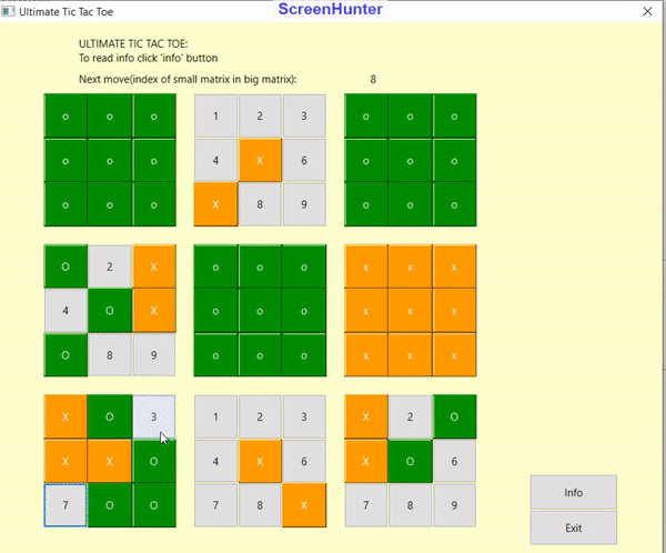 GitHub - VjeranCvitanic/Ultimate-TicTacToe-App