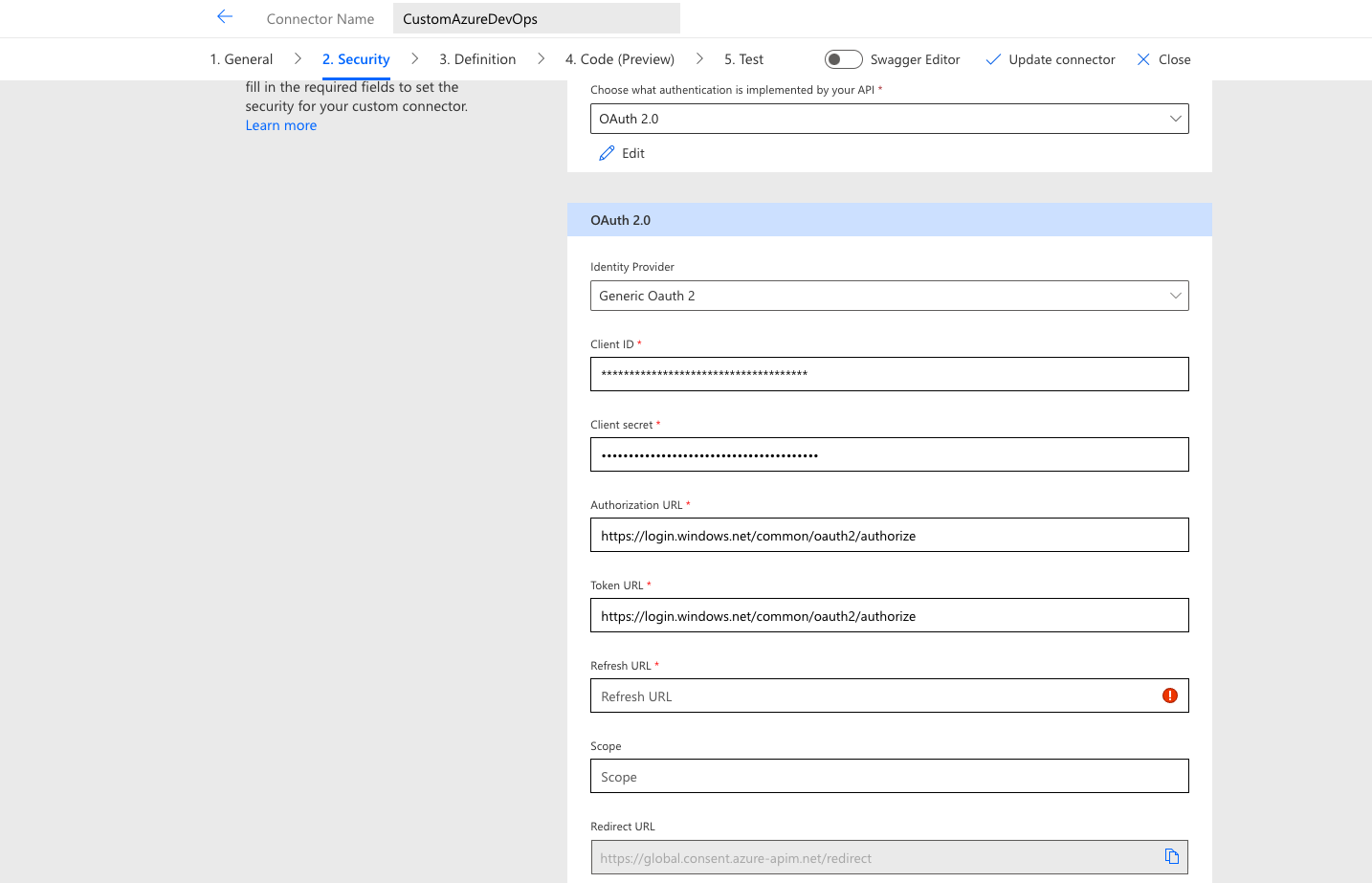 [ALM Accelerator - QUESTION] Custom Connector Setup · Issue #4826 · microsoft/coe-starter-kit ...