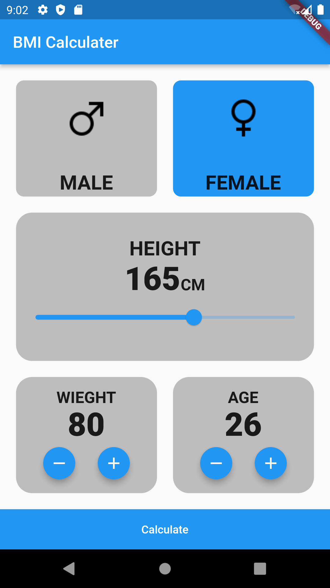 GitHub - melsayed7/BMI-calculator: BMI calculator with Flutter