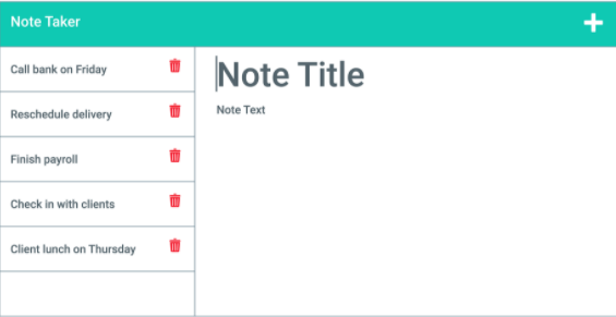 GitHub - TelChance/Note-Taker