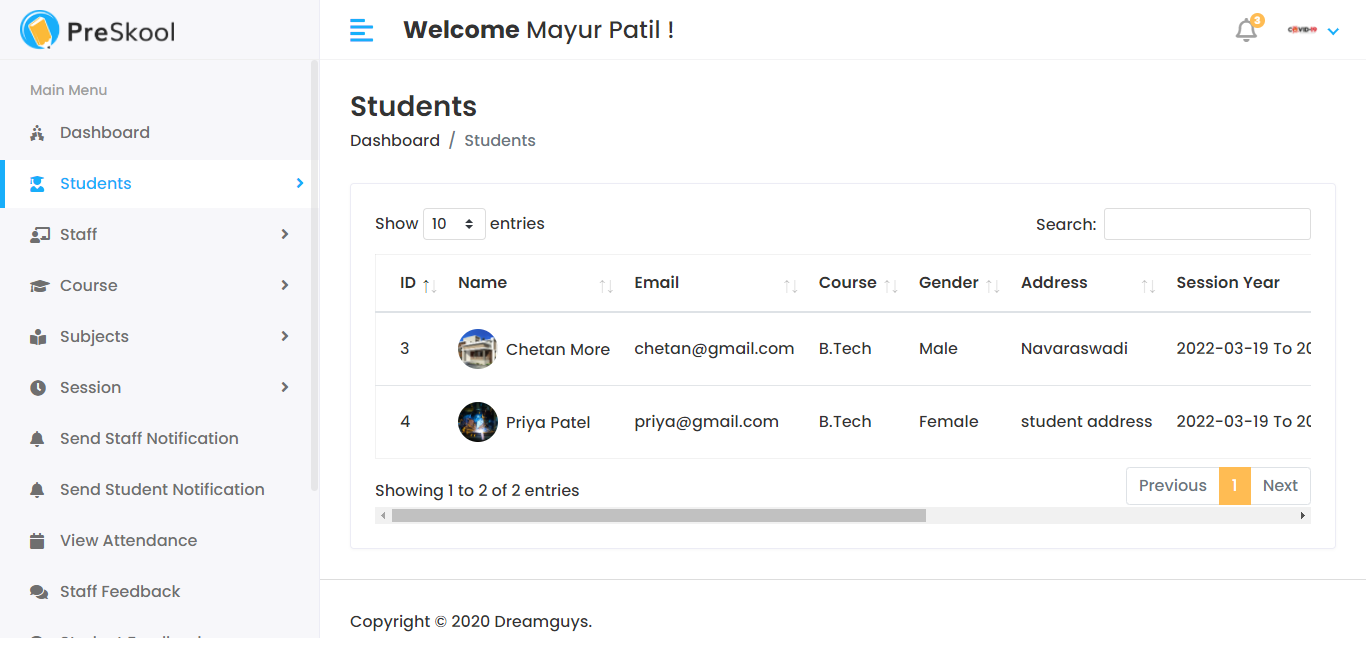 GitHub - MayurPatil98/Student-Management-System-In-Django: Student ...