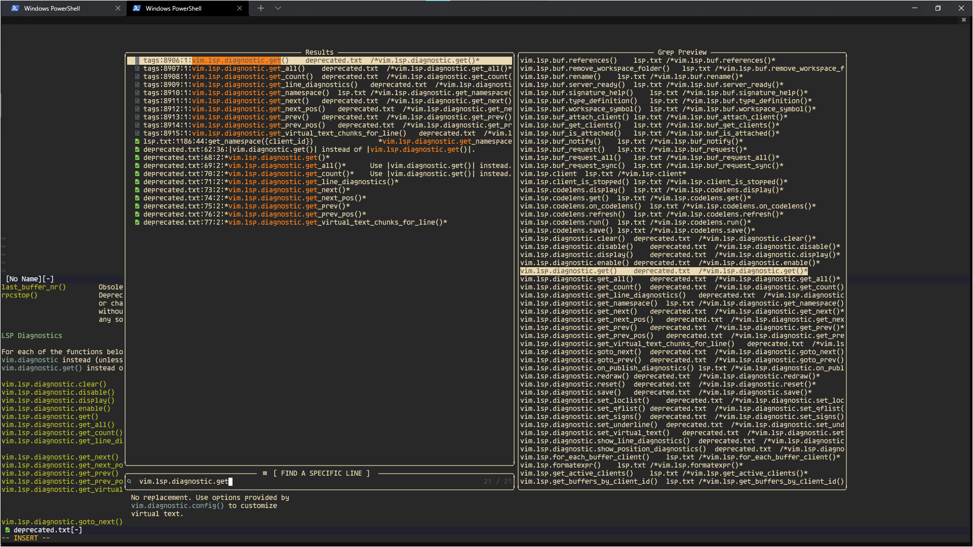 vim.lsp.diagnostic.get_all is deprecated · Issue #16858 · neovim/neovim · GitHub