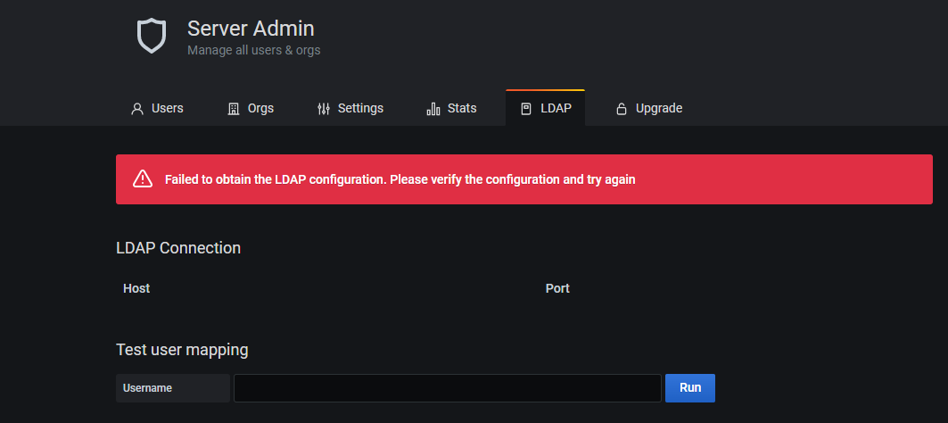 Unable To Get Ldap Server And Port Configuration After Deploying Openshift Grafana Community