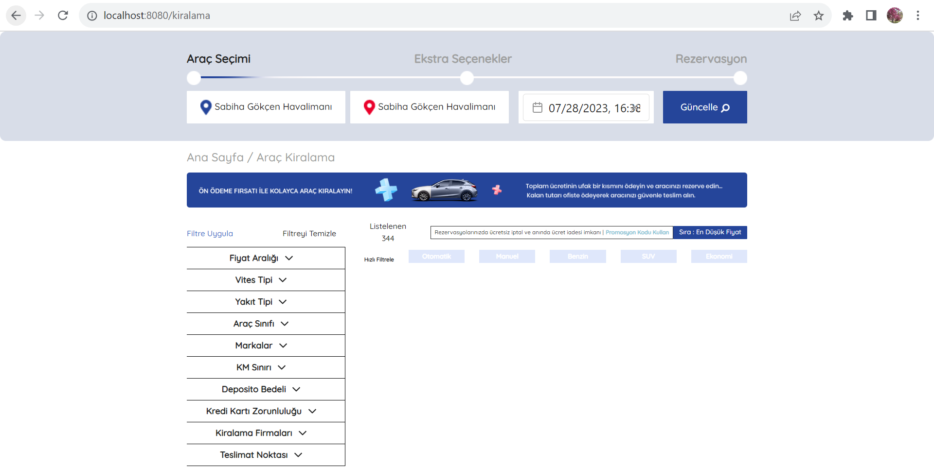 GitHub - filizsalnur/Car-Rental-Website: This repository contains the source code for the ...