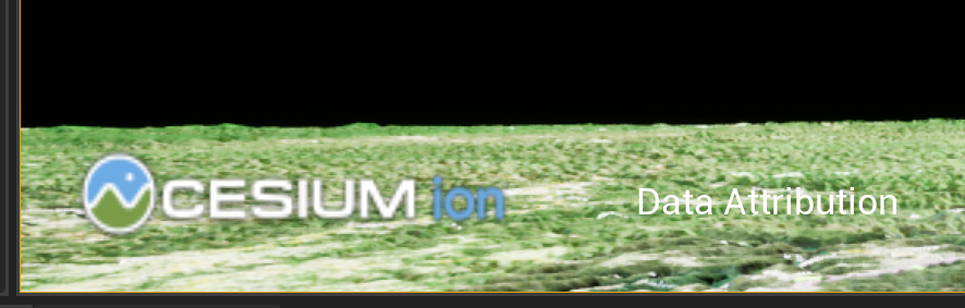 Cesium ion logo and "Data Attribution" link should scale with DPI but not window size · Issue ...