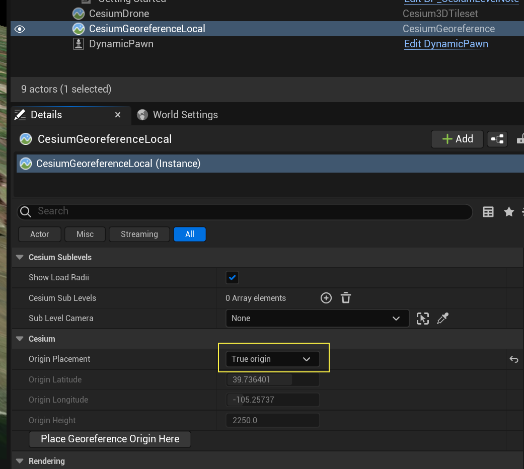 Support geolocating tilesets in Unreal · Issue #813 · CesiumGS/cesium-unreal · GitHub