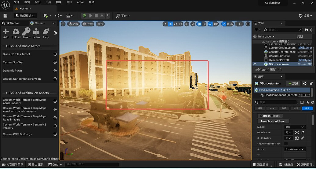 Lighting for `KHR_materials_unlit` models is weird when the sun is near the horizon · Issue ...