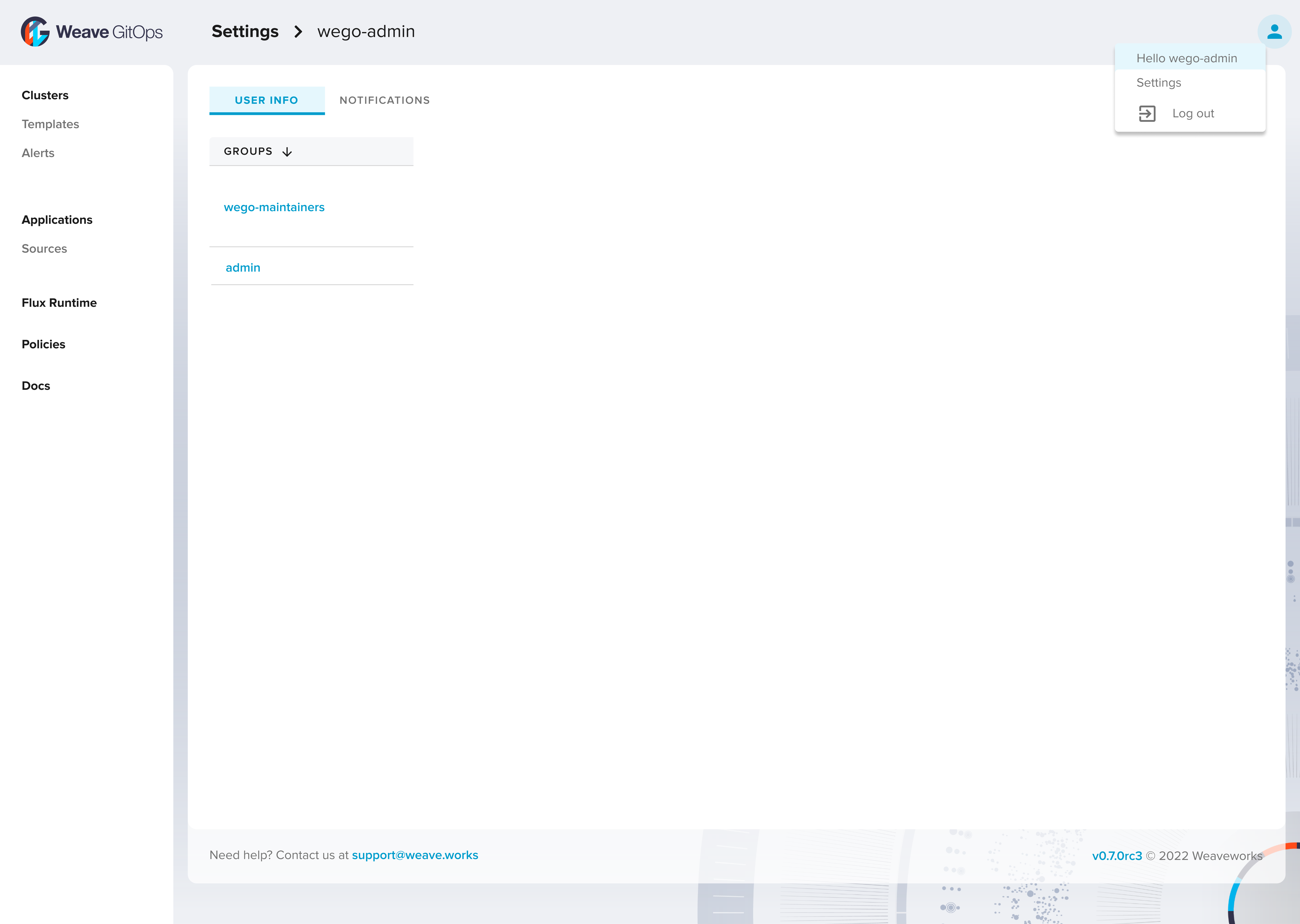 [UI] User details page to show groups · Issue #1715 · weaveworks/weave-gitops-enterprise · GitHub