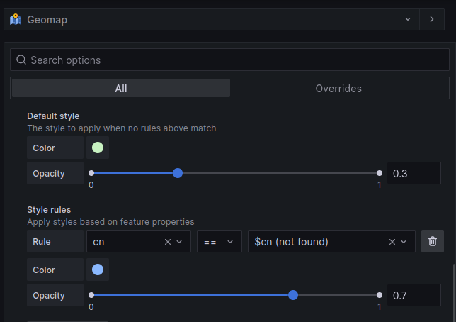 Dashboards Geomap Style Rule Doesnt Work With Variable · Issue 71054 · Grafanagrafana · Github