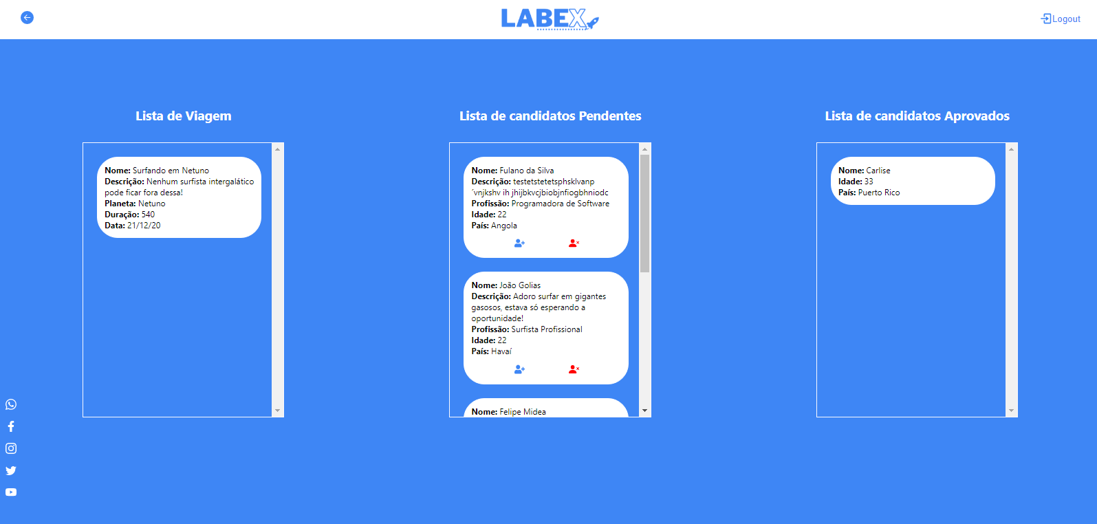 GitHub - Carlisegd/Labex: Projeto Labex da realizado no curso da Labenu