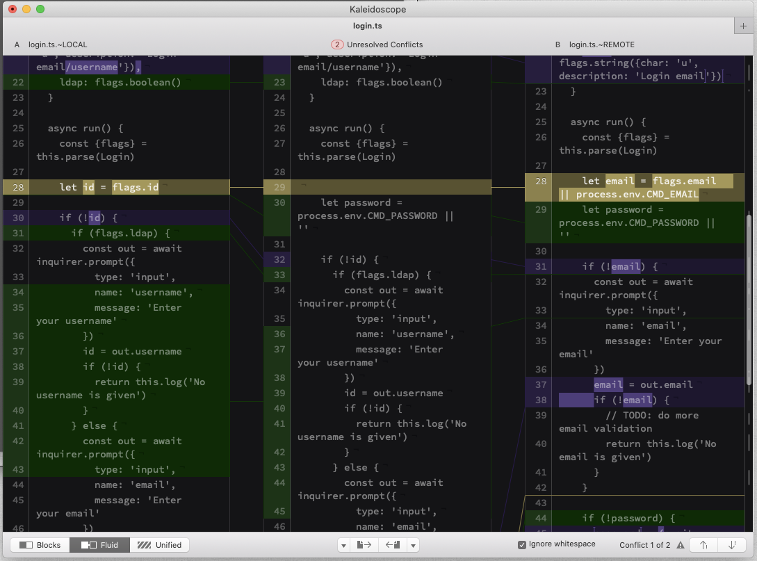 weirdness when resolving conflicts w/ Kaleidoscope · Issue #979 · fork-dev/Tracker · GitHub