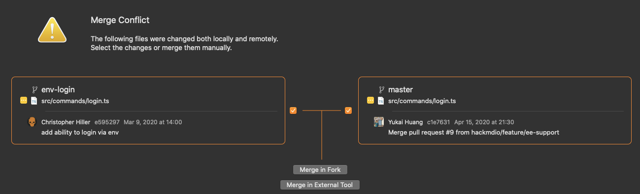 weirdness when resolving conflicts w/ Kaleidoscope · Issue #979 · fork-dev/Tracker · GitHub
