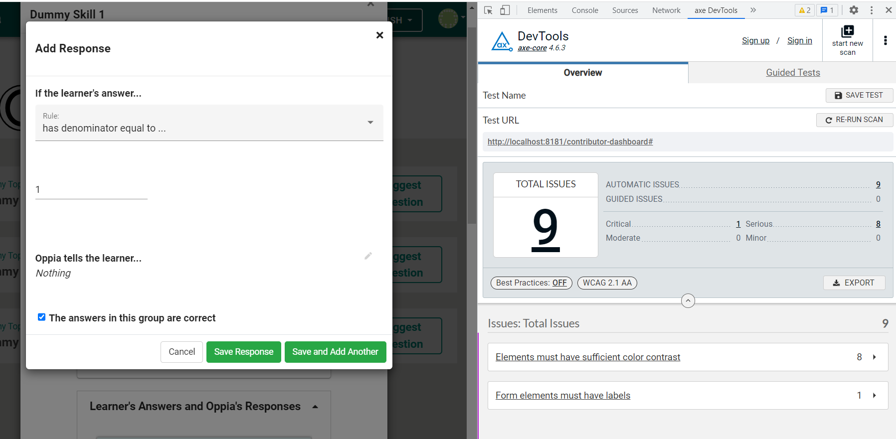 [BUG]: Form elements must have labels · Issue #17072 · oppia/oppia · GitHub