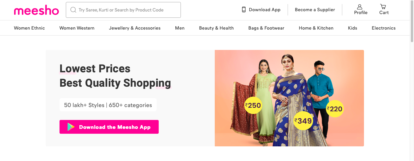 GitHub - Santosh-Konappanavar/meesho.com