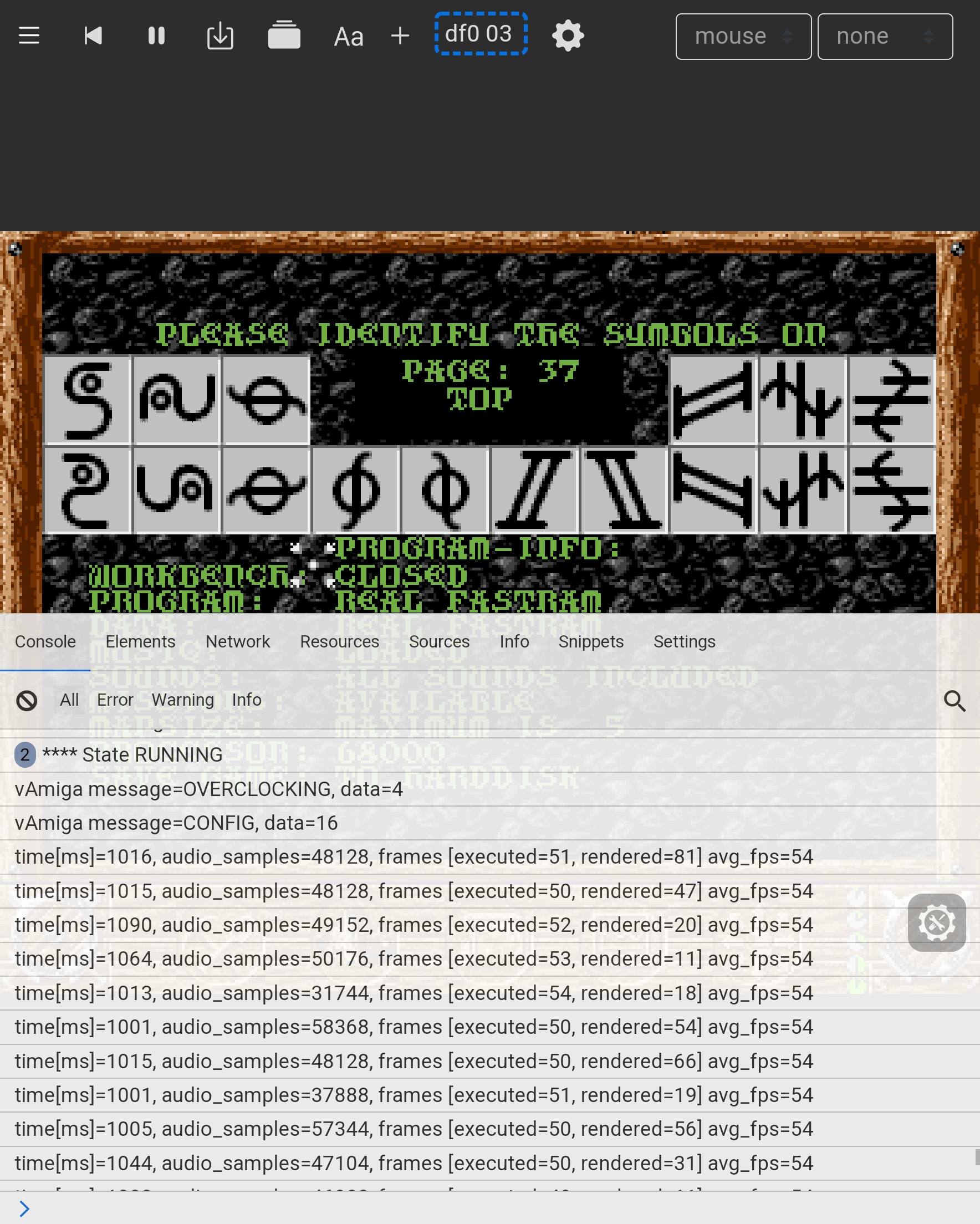 Sluggish and slow Settlers with last version · Issue #105 · vAmigaWeb/vAmigaWeb · GitHub