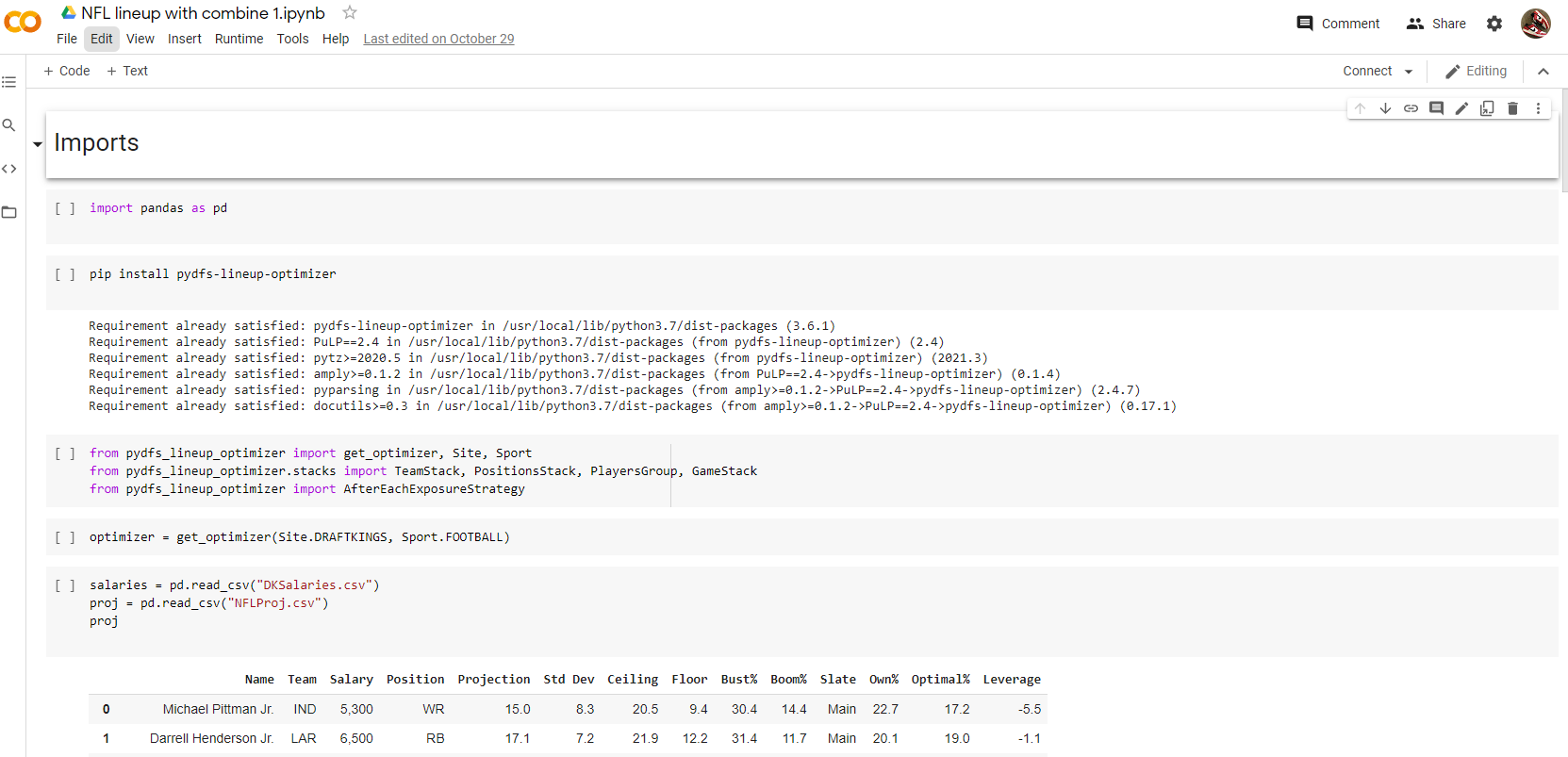 Need Help Getting Started · Issue #317 · DimaKudosh/pydfs-lineup-optimizer · GitHub