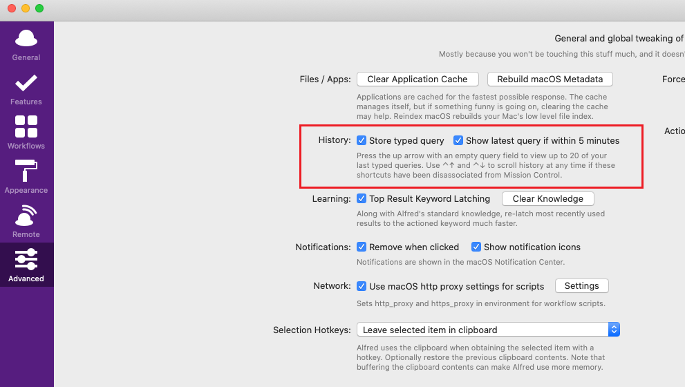调出Alfred最近查询历史 · Issue #105 · alanhe421/alfred-workflows · GitHub