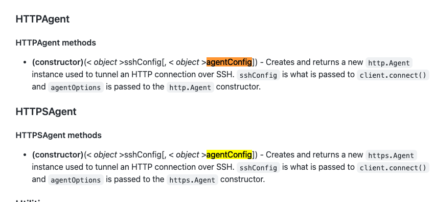 What are the agentConfig? · Issue #1226 · mscdex/ssh2 · GitHub What are the agentConfig? · Issue #1226 · mscdex/ssh2 · GitHub