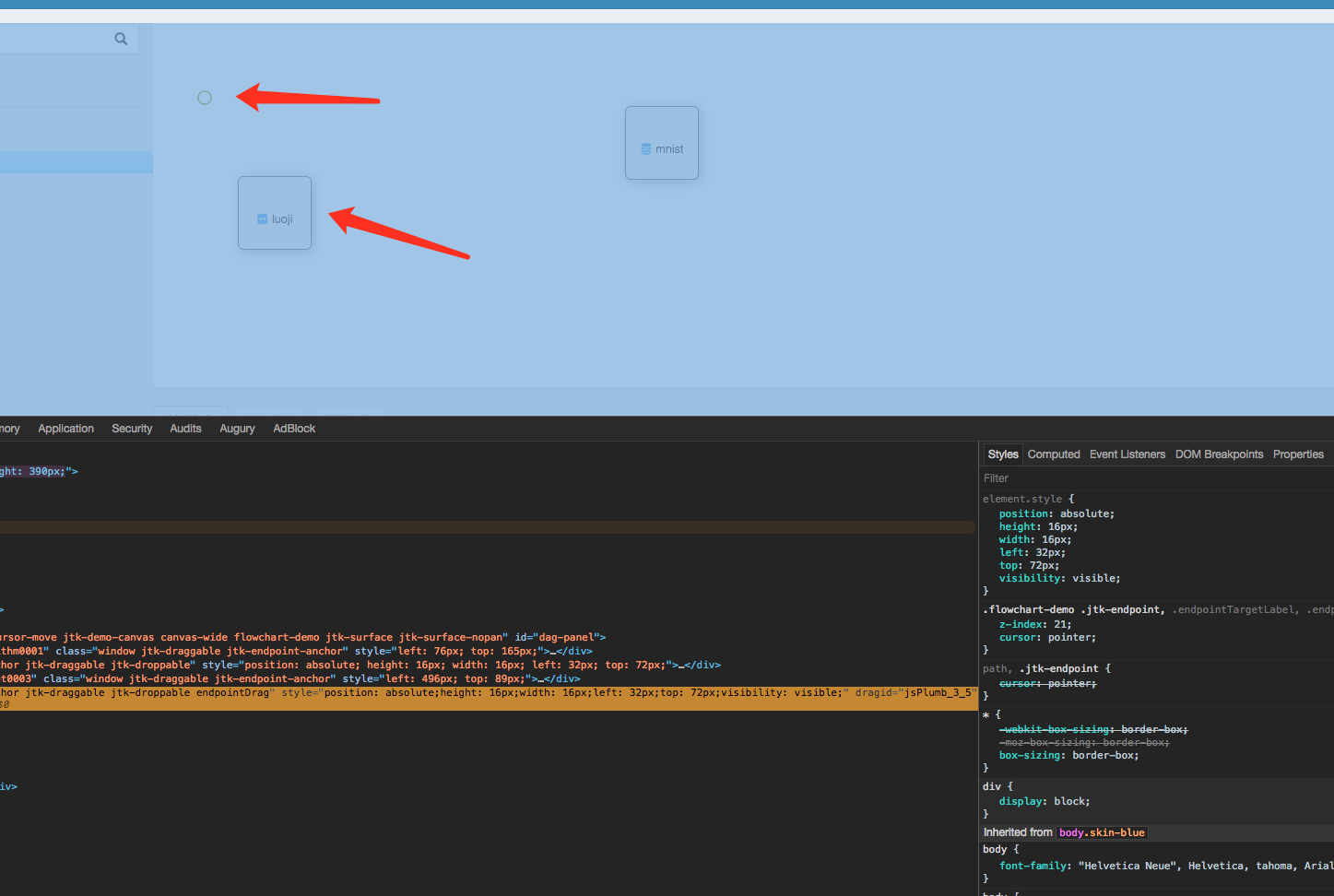 jsPlumb Vanilla Anchor Bug? · Issue #866 · jsplumb/community-edition · GitHub