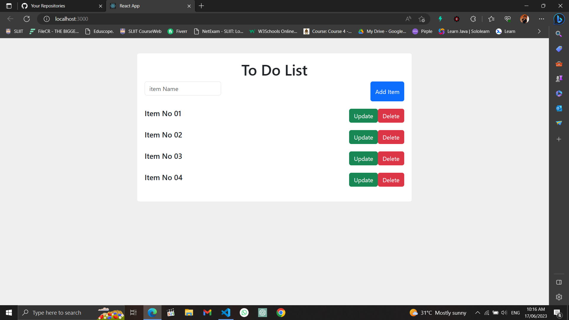 GitHub - Nimsaramahagedara/toDoList-MERN