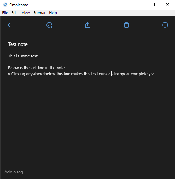 Selecting space below last line removes text cursor, does not jump to EOF · Issue #1182 ...