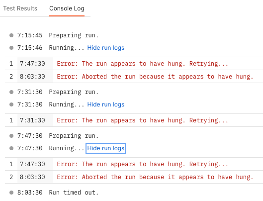 Frequent Hanging Runs Of Postman Monitors · Issue 11509 · Postmanlabs