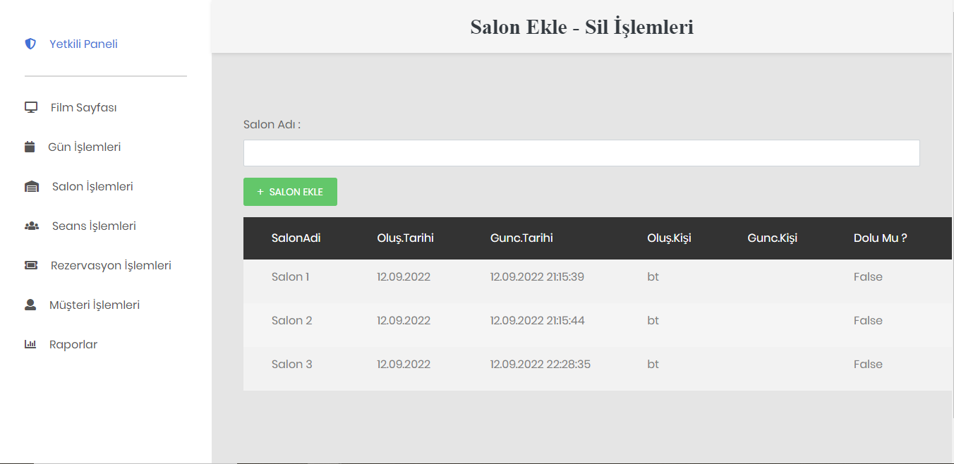 GitHub - Bayramtatl/SinemaOtomasyonu-.Net-Projesi: Personellerin sisteme gün ve seans bazlı film ...
