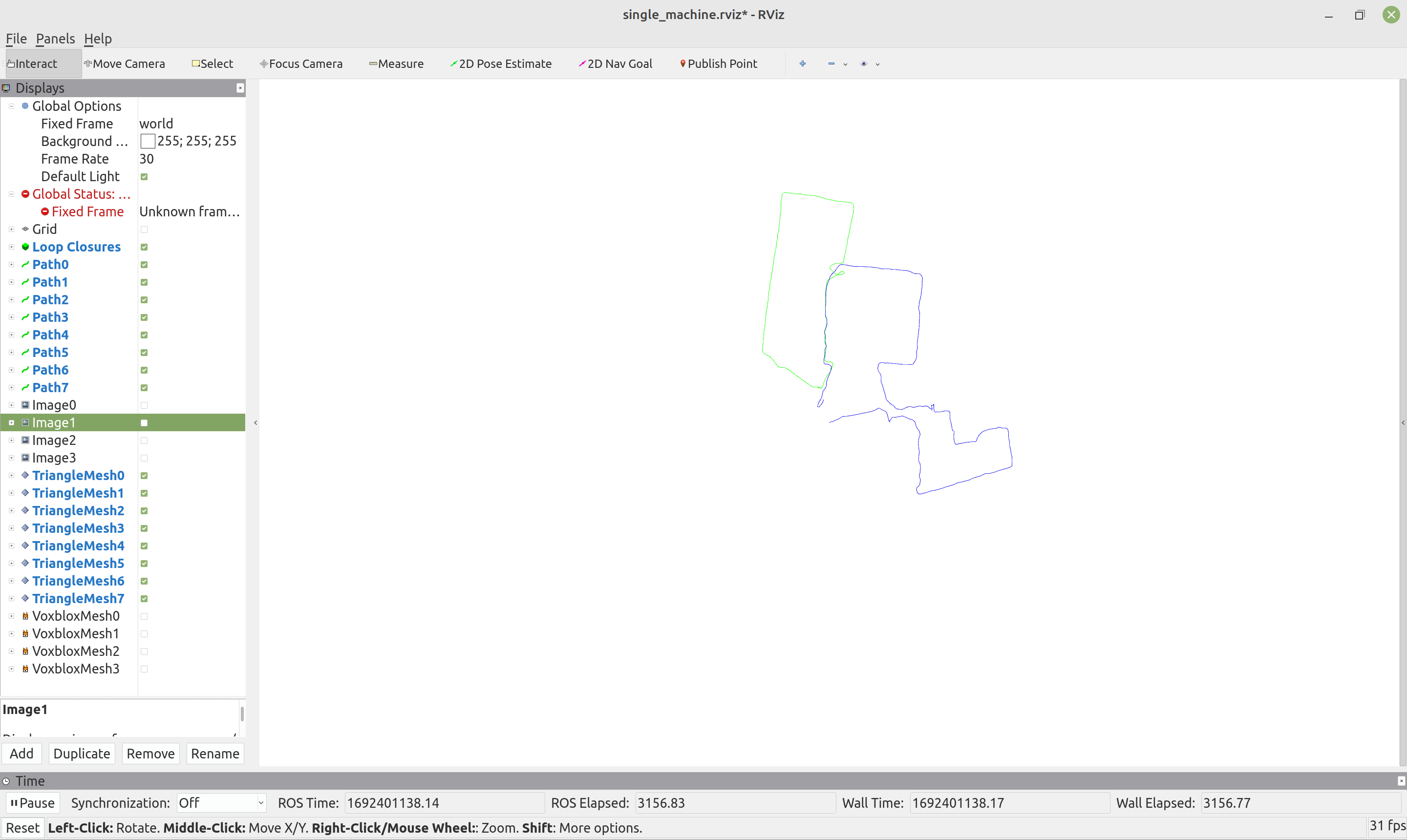 RViZ no Visualization in world frame and path · Issue #6 · MIT-SPARK/Kimera-Multi · GitHub