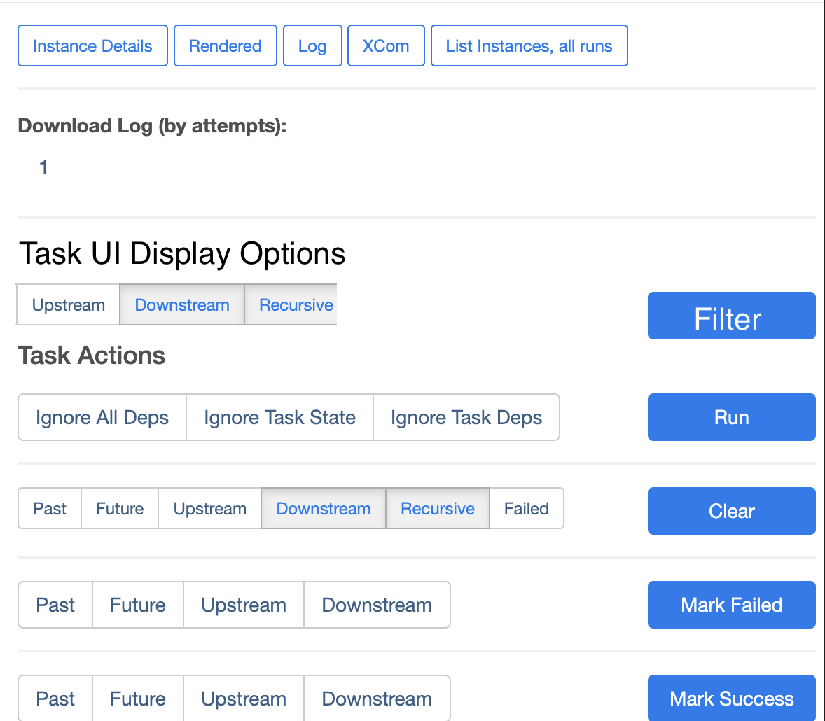 Graph UI: Add Filter Downstream & Filter DownStream & Upstream · Issue #28847 · apache/airflow ...