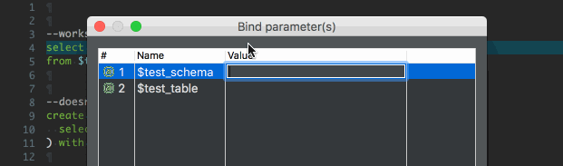 Bug: Sql Parameters don't work in certain queries · Issue #1766 · dbeaver/dbeaver · GitHub