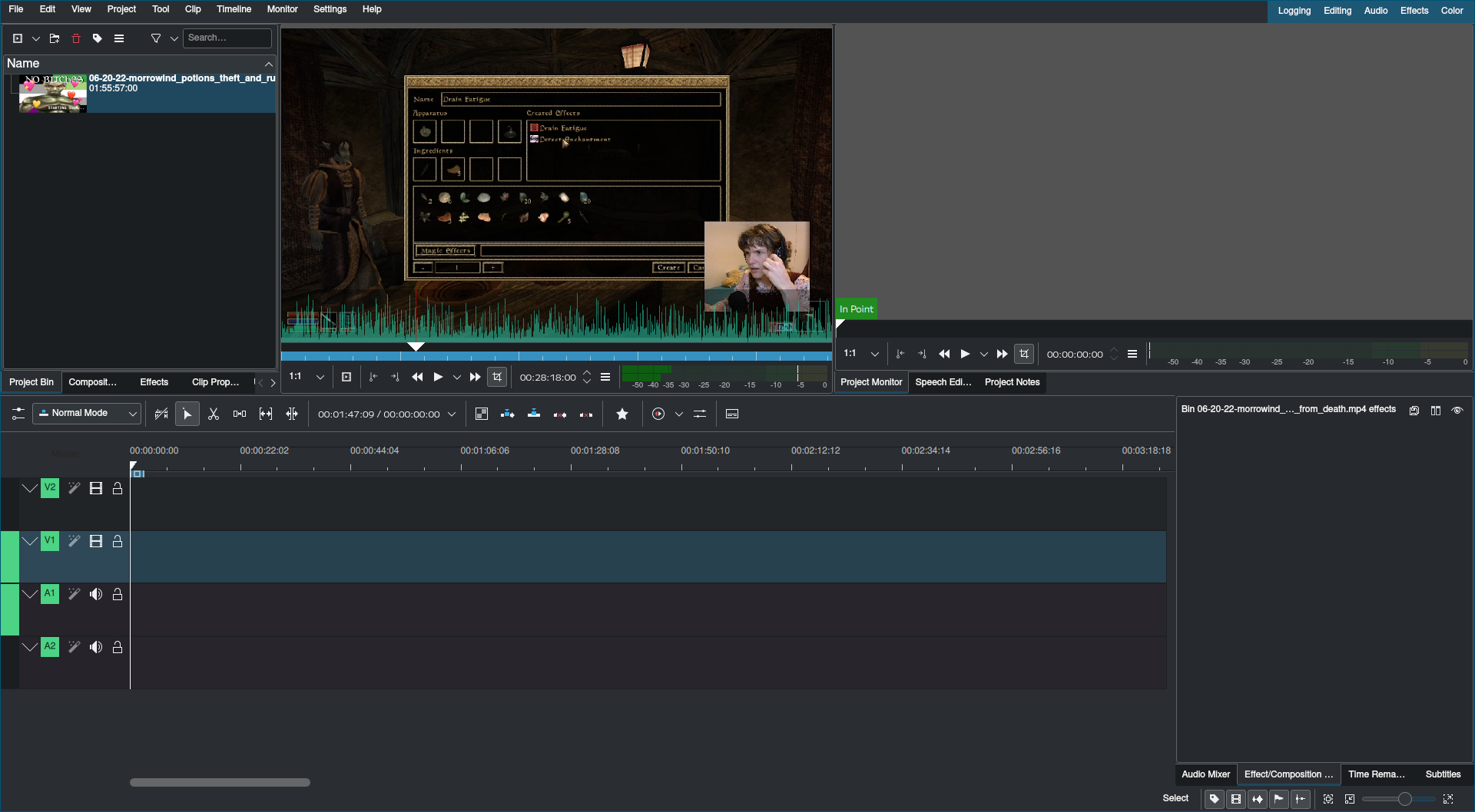 [UI] Display waveform and video at the same time in Footage Viewer · Issue #1959 · olive-editor ...