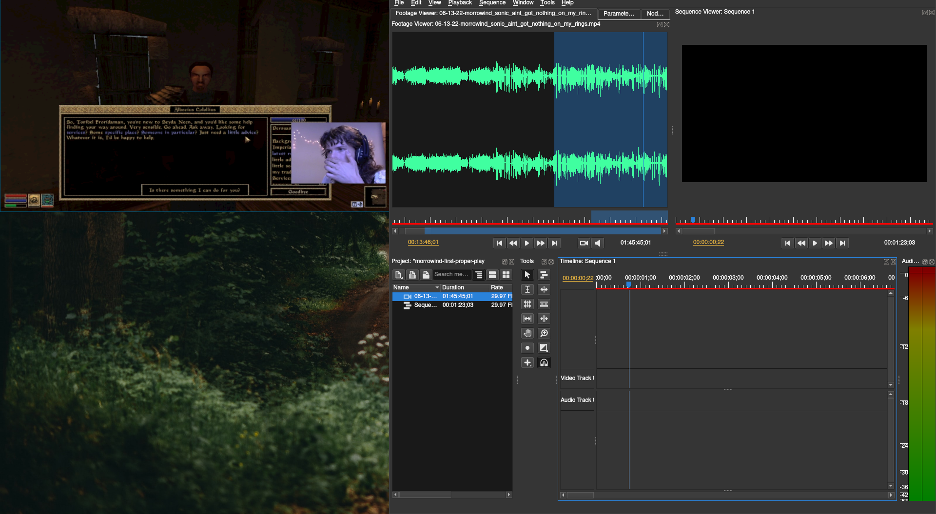[UI] Display waveform and video at the same time in Footage Viewer · Issue #1959 · olive-editor ...