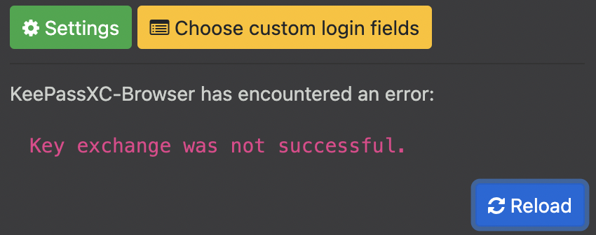 Unable to connect to KeePassXC-Browser · Issue #1559 · keepassxreboot/keepassxc · GitHub