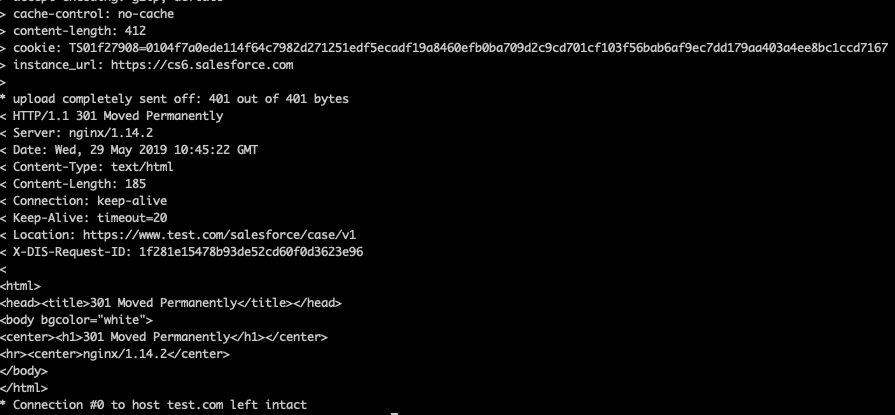 Postman v7.1.1 generate curl command with wrong content-length header when JSON request body has ...